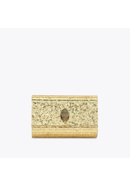 Kurt Geiger London Τσάντα Party Eagle Clutch Drench 8764061979 Gold ...